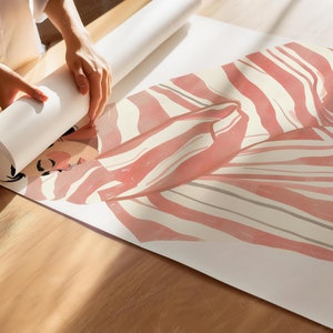 Poster Mockup With Person, Rolled Up: Unrolling Rolling, Detailed ...