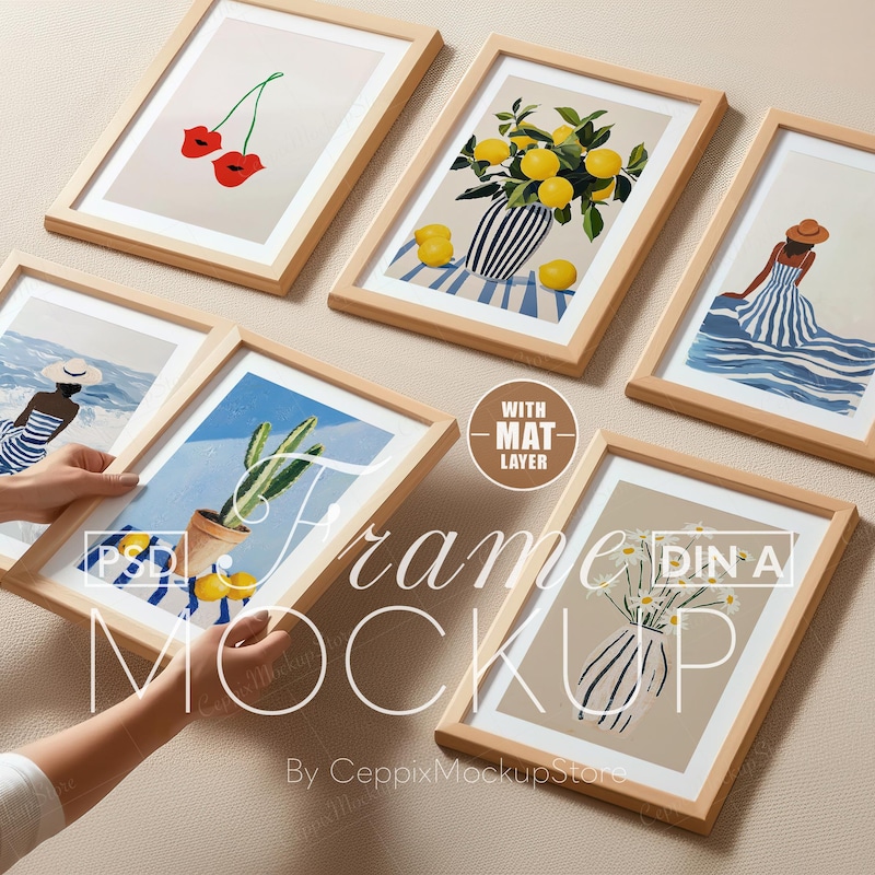 Small Wall Gallery Template - Etsy