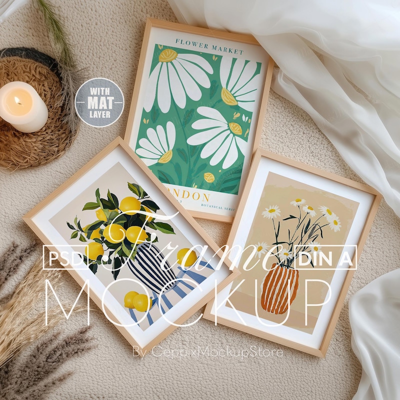 Mockups Set 3 Frames - Etsy UK