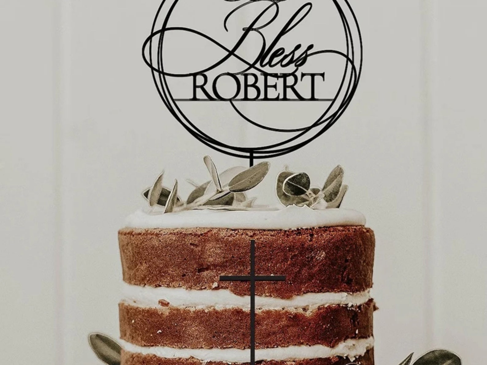 God Bless Cake Topper Baptism, Christening, First Communion Cake ...