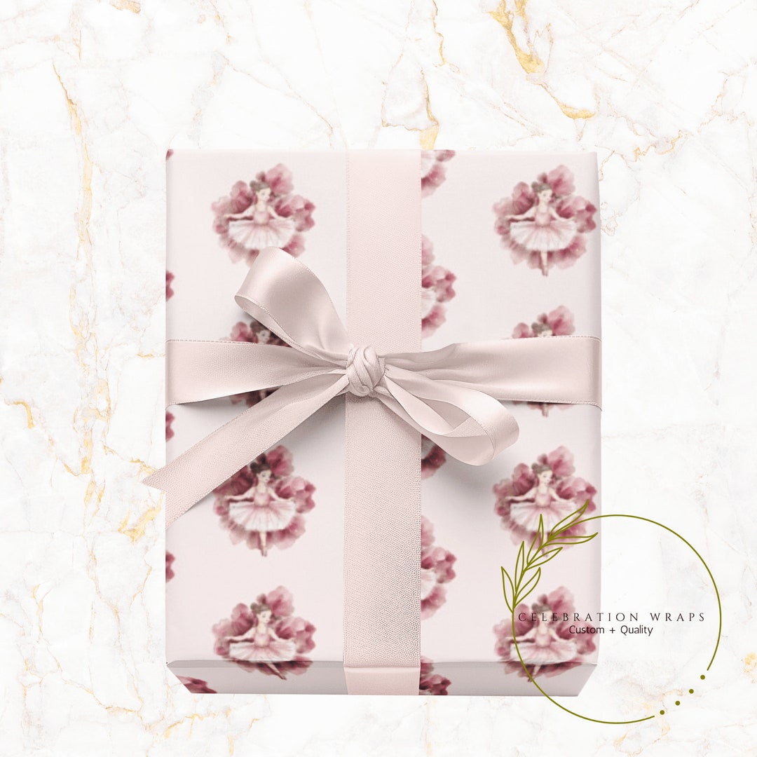Ballet Dancer Gift Wrap Paper | Ballerina Wrapping Paper | Ballet Paper ...