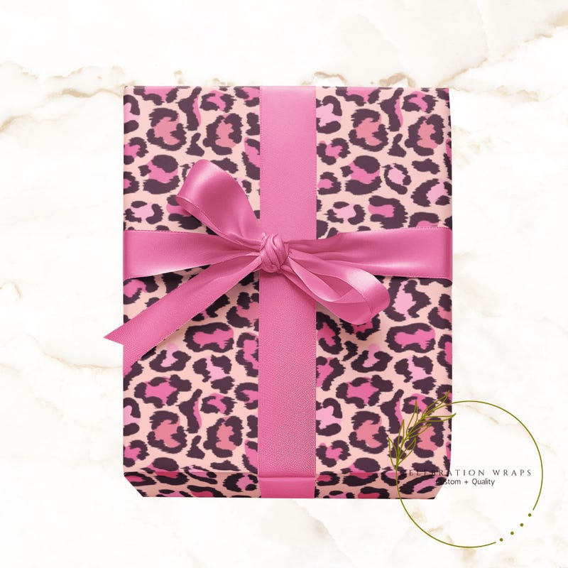 Pink Leopard Print - Etsy