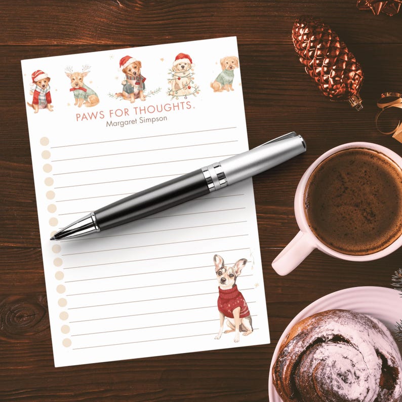 Personal Post It Notes Dog-themed Note Pads Stationery Dog Lovers Gift ...