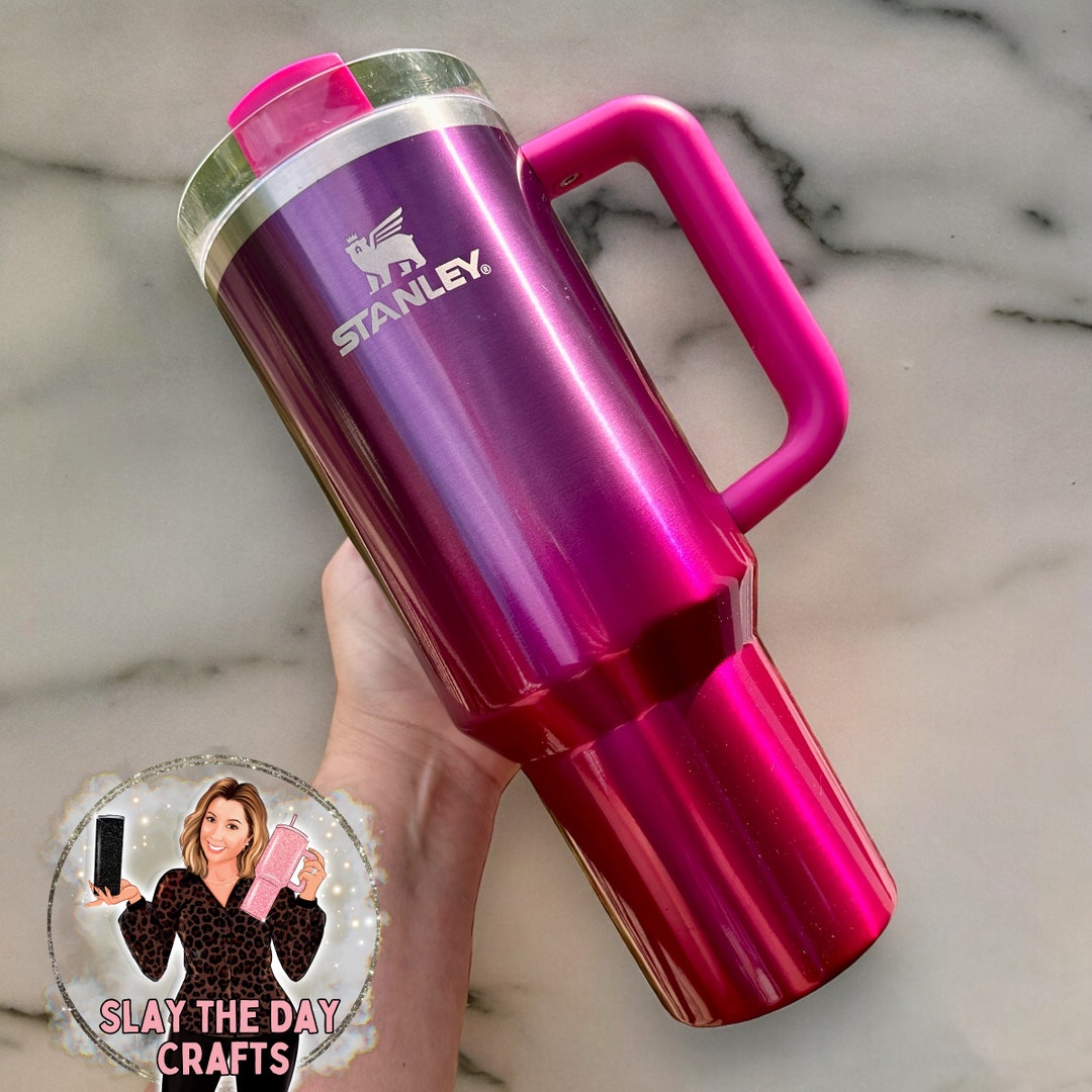 Ready to Ship Dyed Camelia Gradient Tumbler L Dyed 40 Oz Tumbler L ...