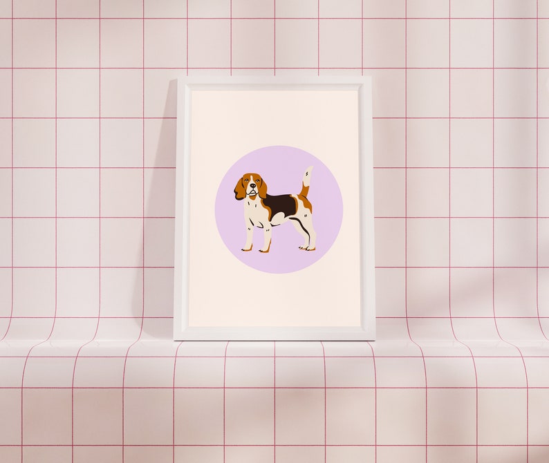 Beagle Dog Print I Beagle Print I Beagle Poster I Beagle Art I Dog ...