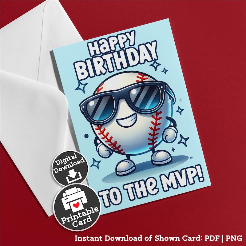 Sports Fan Birthday Cards - Etsy