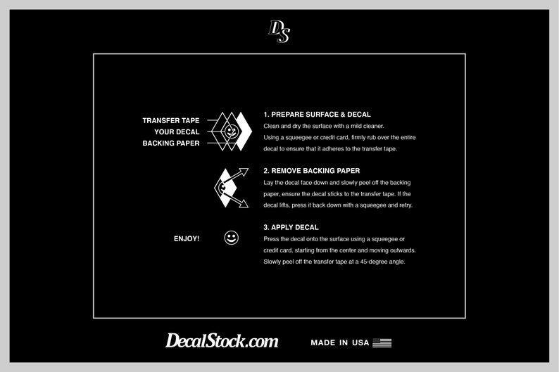 Smiley Face Decal - Etsy