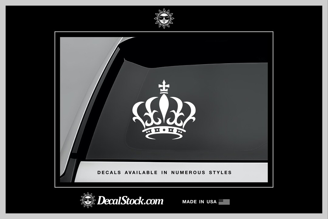 King's Crown Decal - Etsy