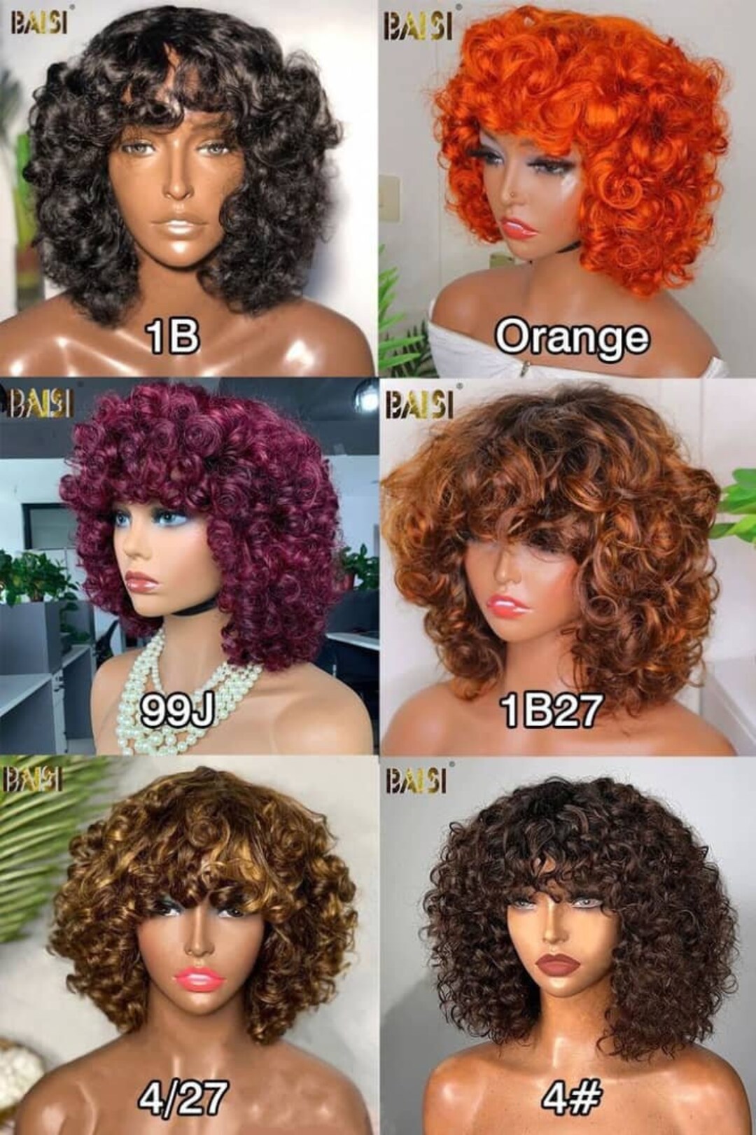 Celebrity Bounce Fringe Human Hair Wig - Etsy