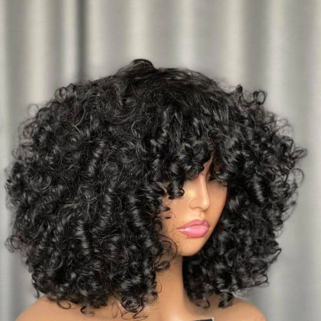 Sweet Curls Fringe 100% Human Hair - Etsy