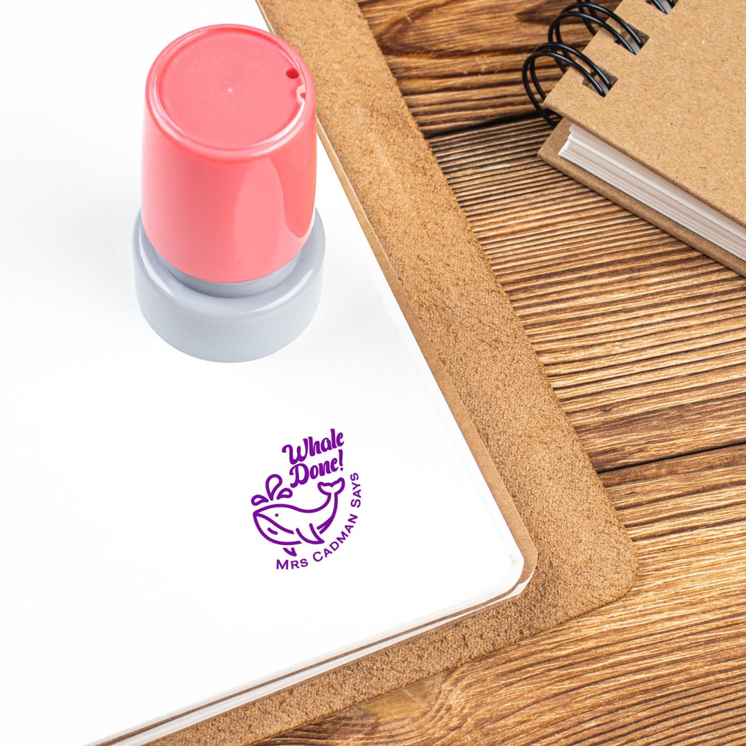 Custom Teacher Merit Stamps,teacher Award Homework Stamps, Teacher ...