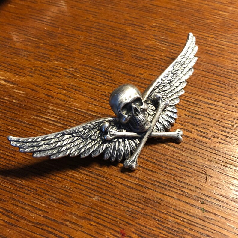 Gothic ANGEL OF DEATH Necklace Pendant Only or Brooch Pin - Etsy