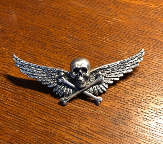 Gothic ANGEL OF DEATH Necklace Pendant Only or Brooch Pin - Etsy