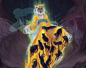 Li Shou and the Gang Cats Print - Etsy