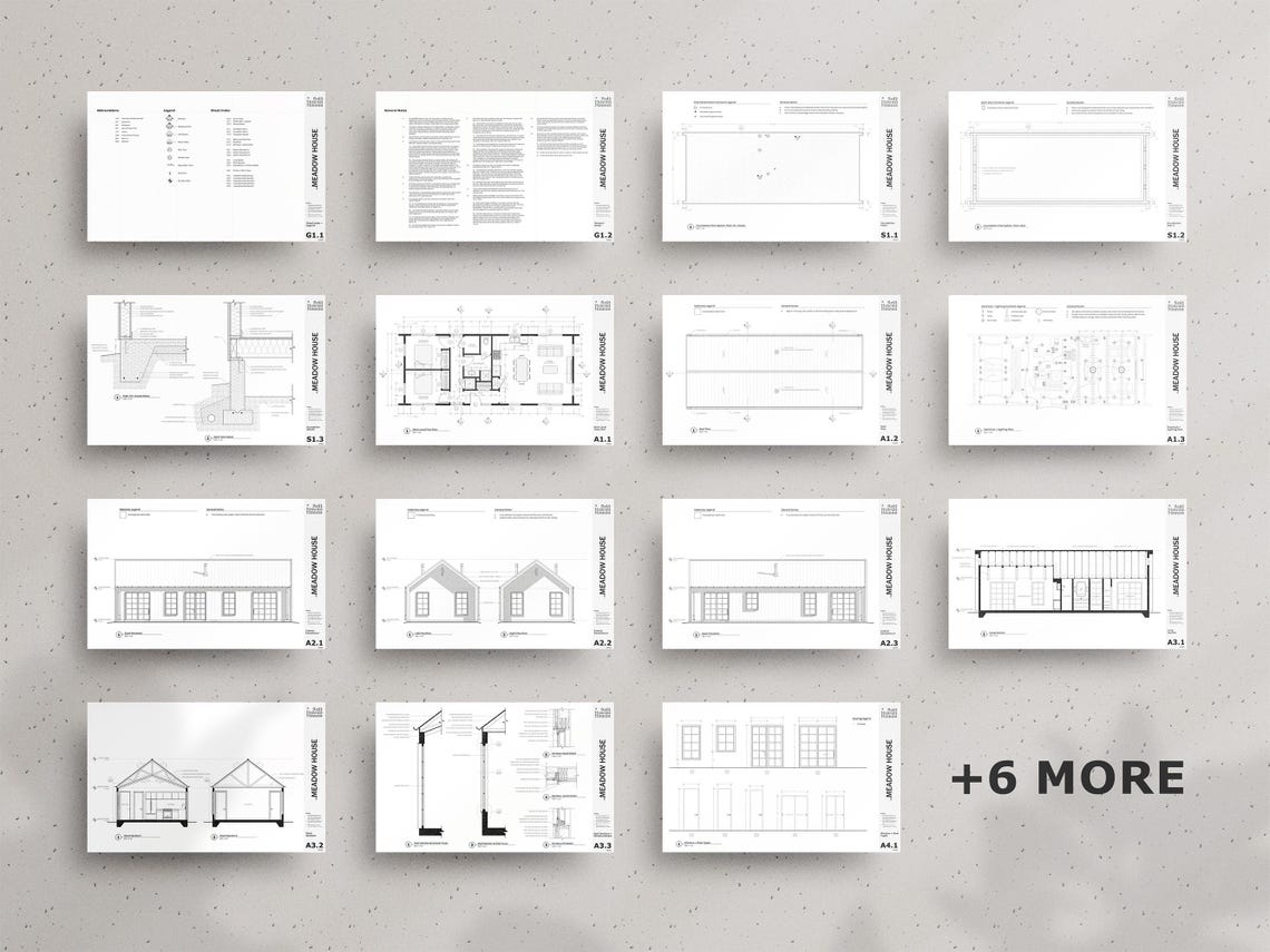 Das WIESE-HAUS | Architektonischer Barnhaus-Plan, Entwurf einer ...