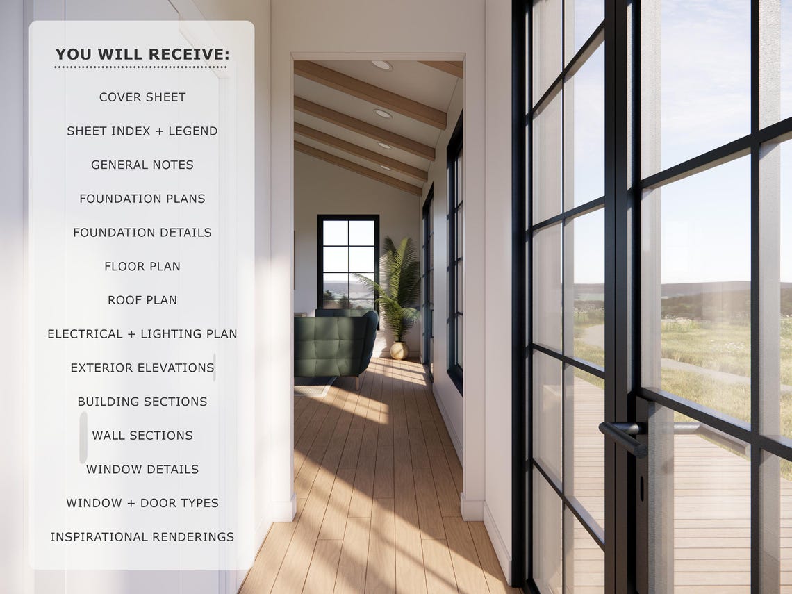 Das WIESE-HAUS | Architektonischer Barnhaus-Plan, Entwurf einer ...