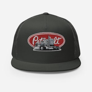 Peterbilt Brand Mesh Trucker Hat, Adjustable Baseball Cap, Unisex ...