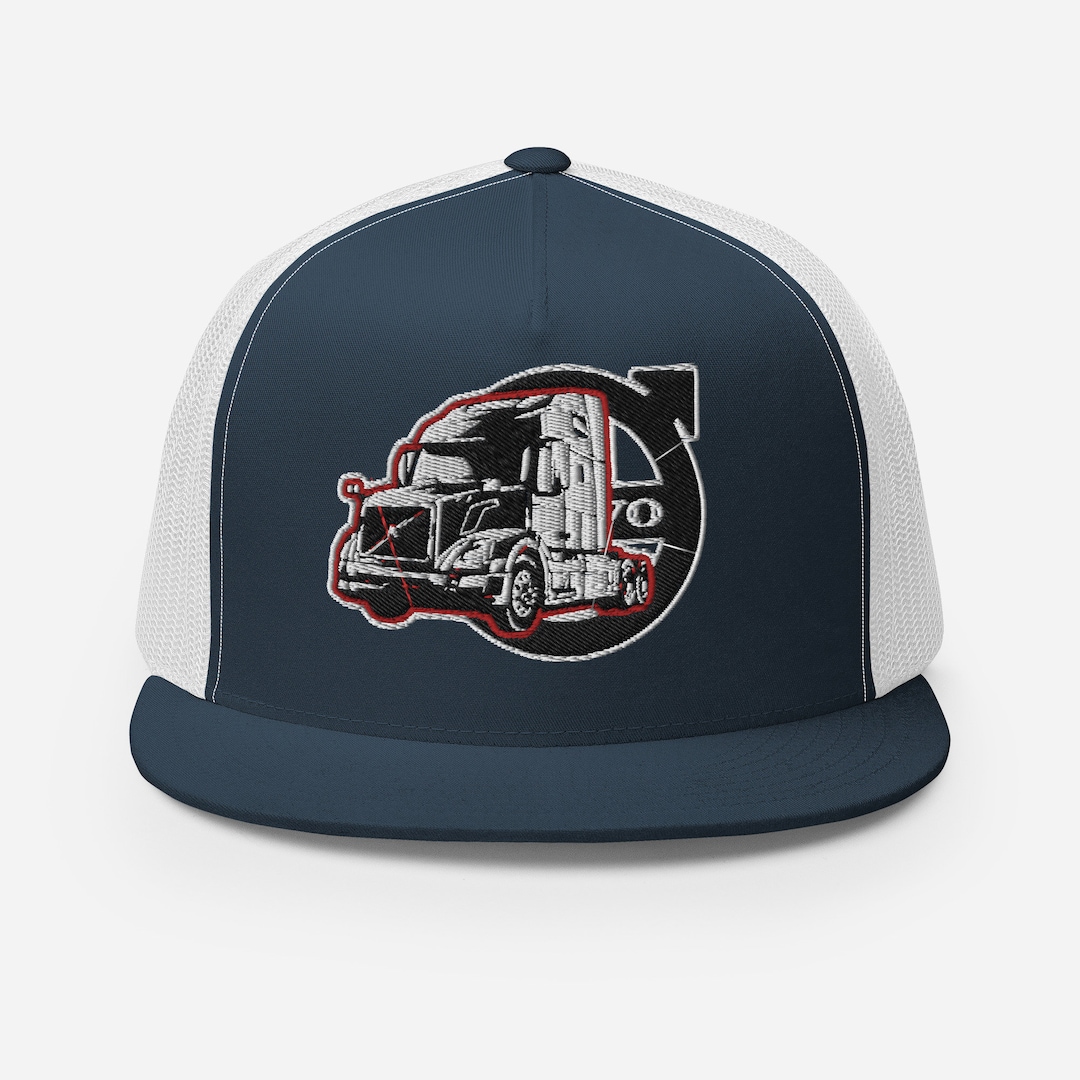 Embroidered Volvo Semi Truck Trucker Hat, Classic Cap, Semi Truck ...