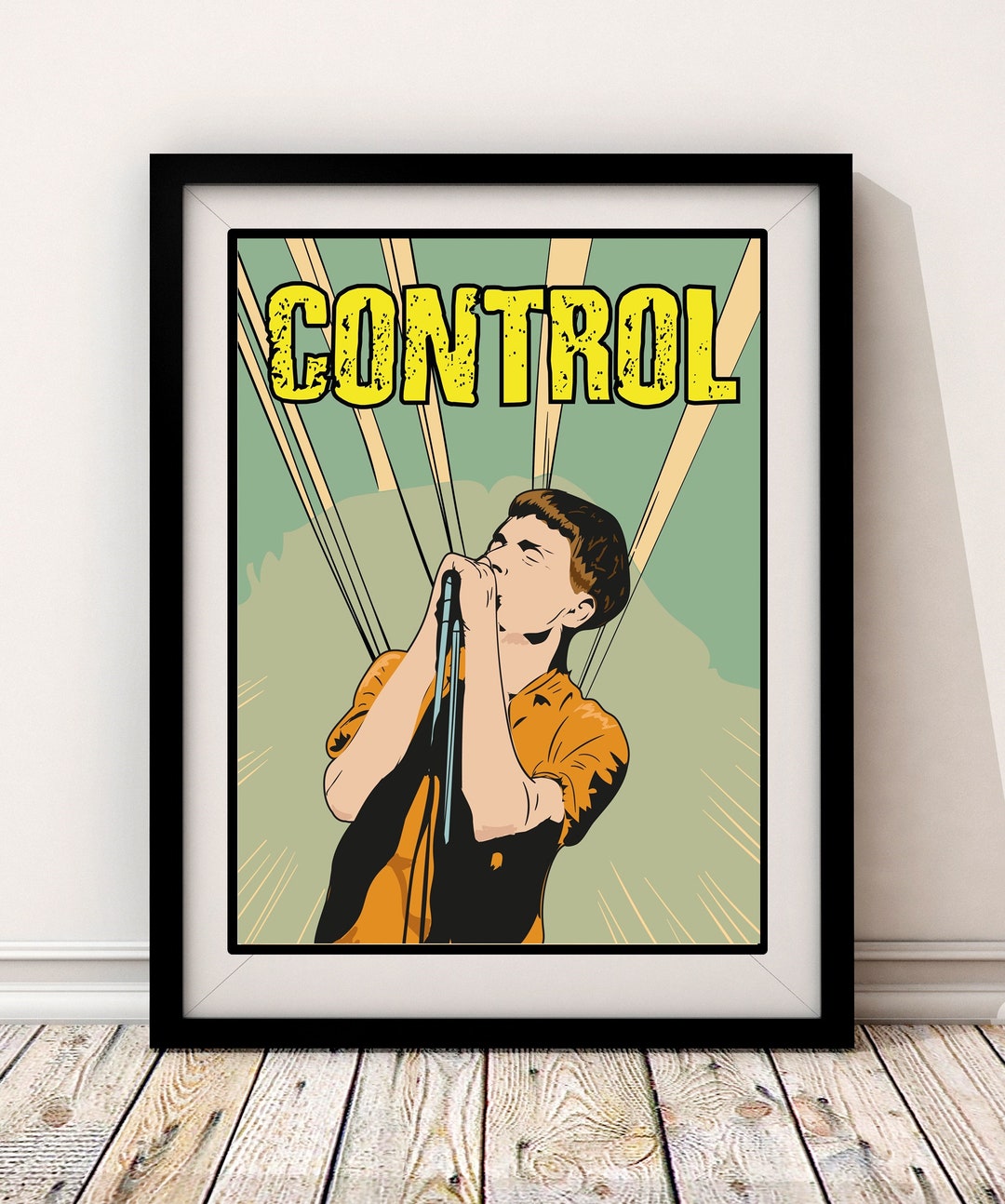 Retro Ian Curtis Control Poster Joy Division Print buy One Get Any One ...