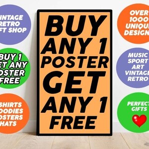 BOGOF Vintage Lambretta Advertsing Poster Scooter Gift Retro Mod Print ...