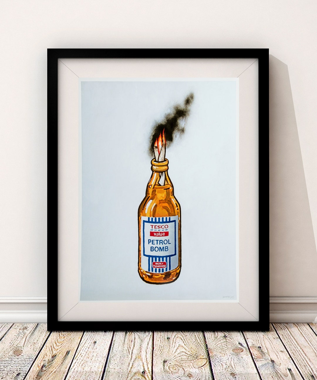 Banksy Tesco Poster Street Art Print Grafitti Gift Urban Wall Art Obey ...