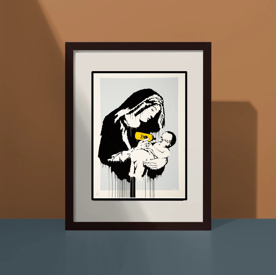 Banksy Toxic Mary Poster Street Art Print Grafitti Gift Urban Wall Art ...