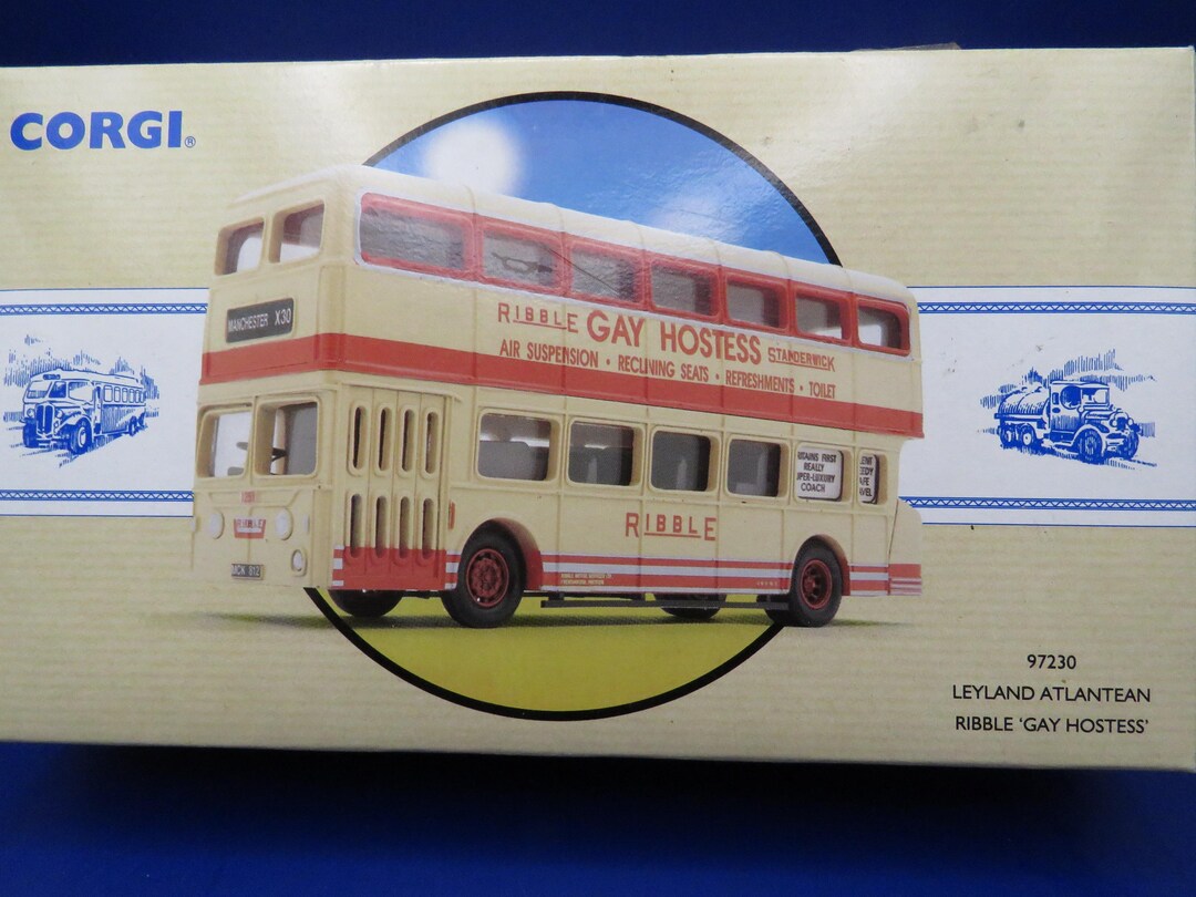 CORGI BUS - Limited Series Leyland Double Decker - Etsy