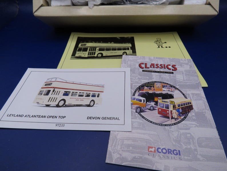 CORGI BUS - Limited Series Leyland Open Top - Etsy