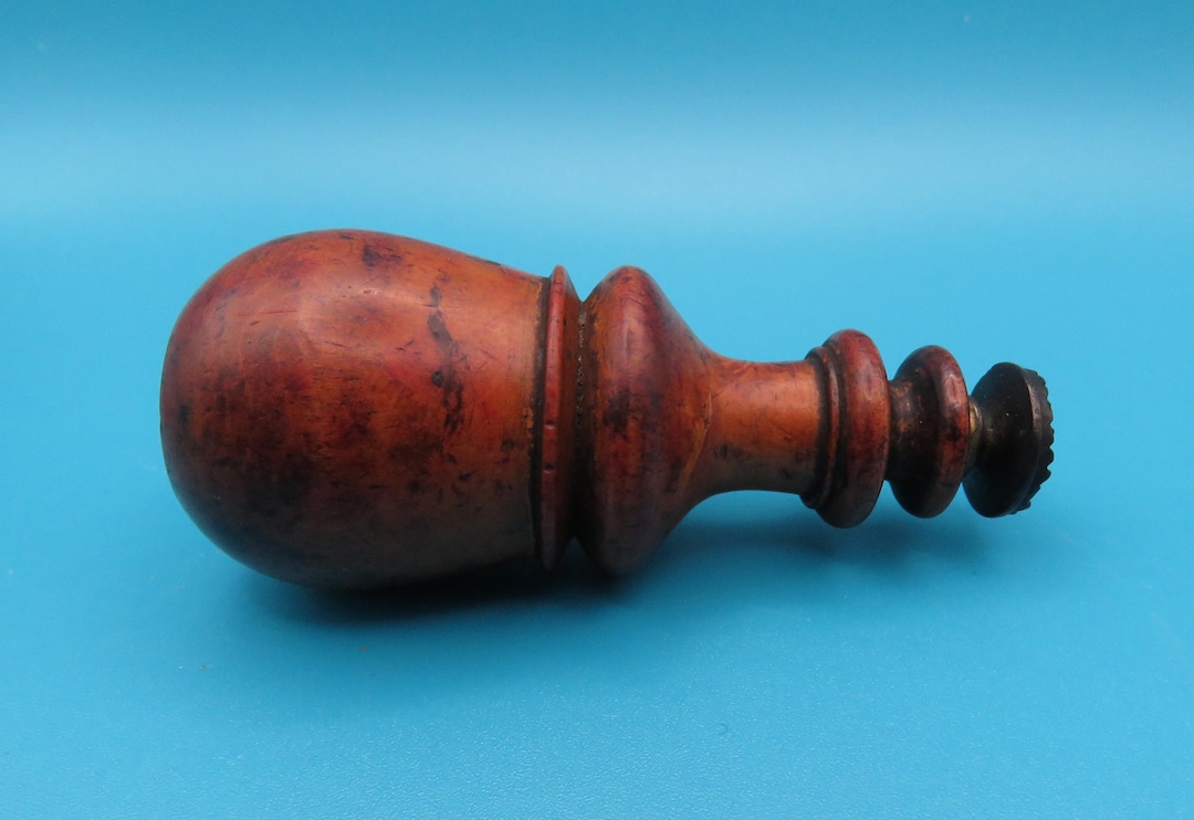 SEAL STAMP Wooden Treen - Etsy