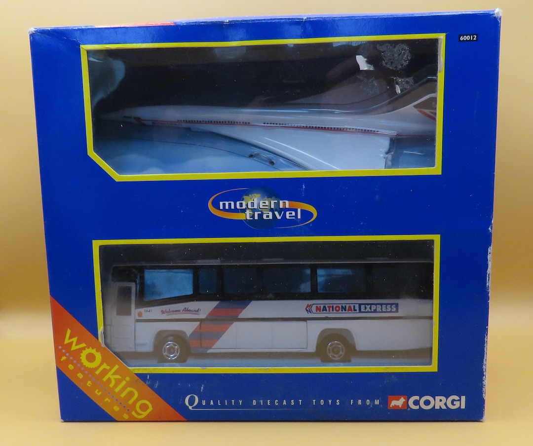 CORGI BUS and CONCORDE Diecast - Large Size - Etsy