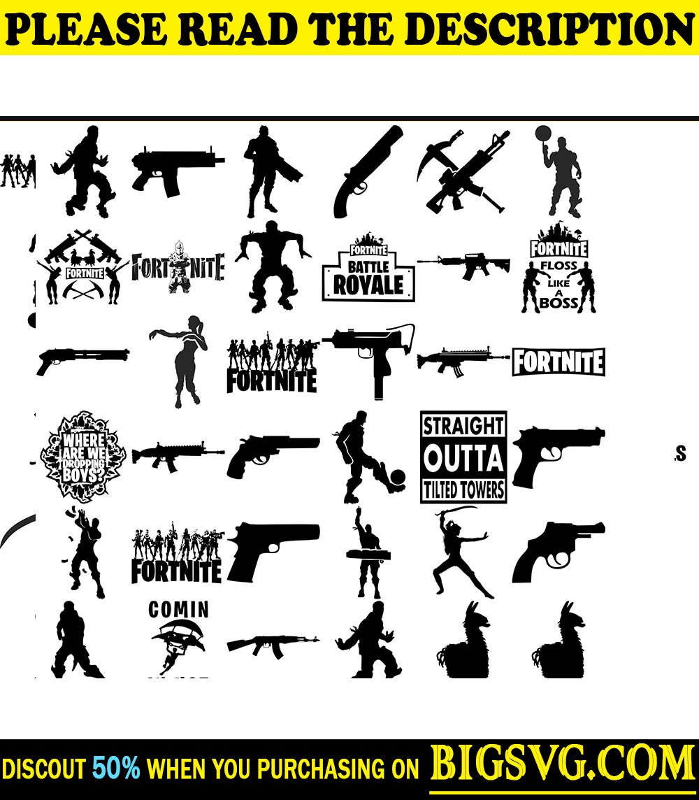 3000 Fortnight, Fortnight, Fortnight Svg, Fortnight Bundle, Game Svg ...