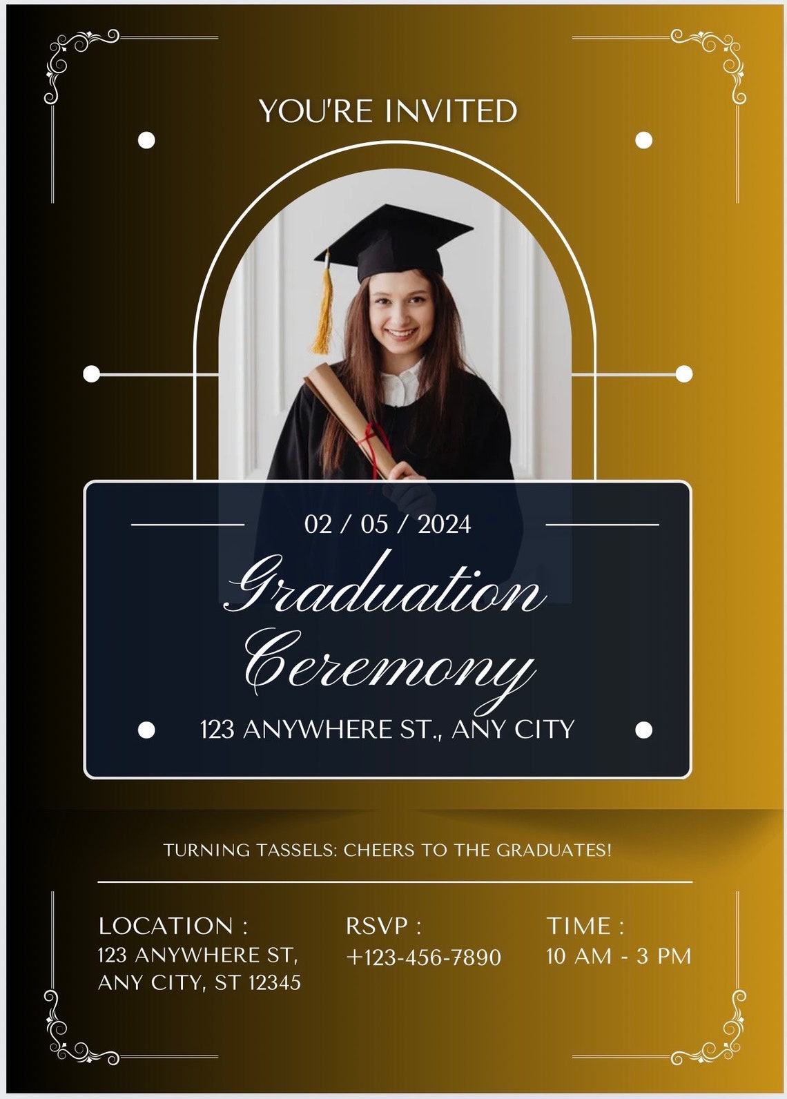 2024 Graduation Invitation - Etsy