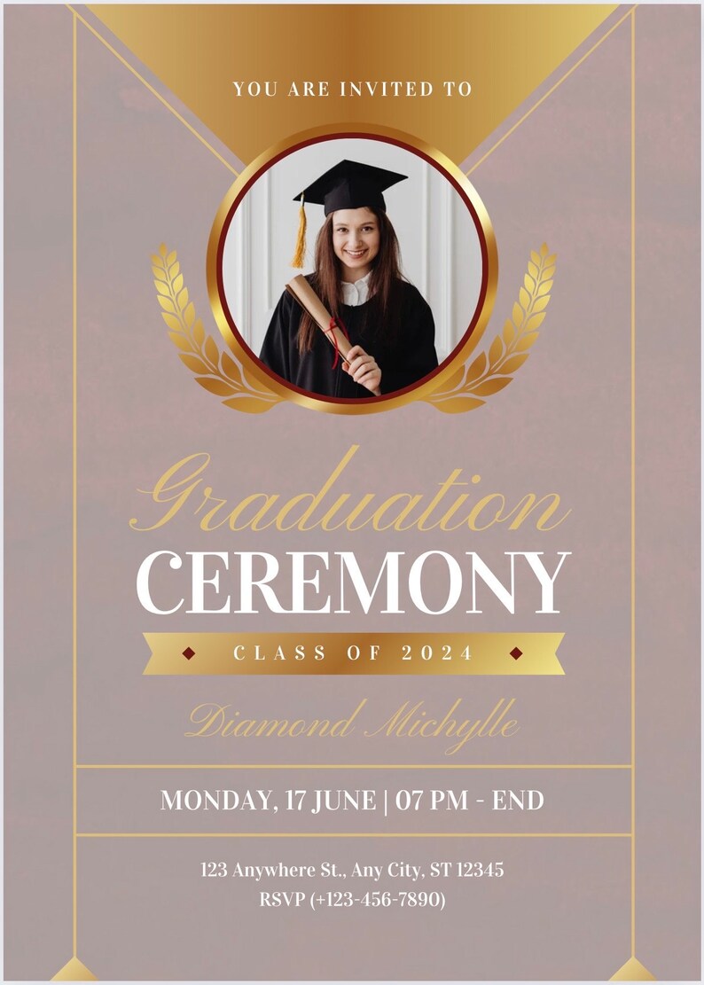 2024 Graduation Invitation - Etsy