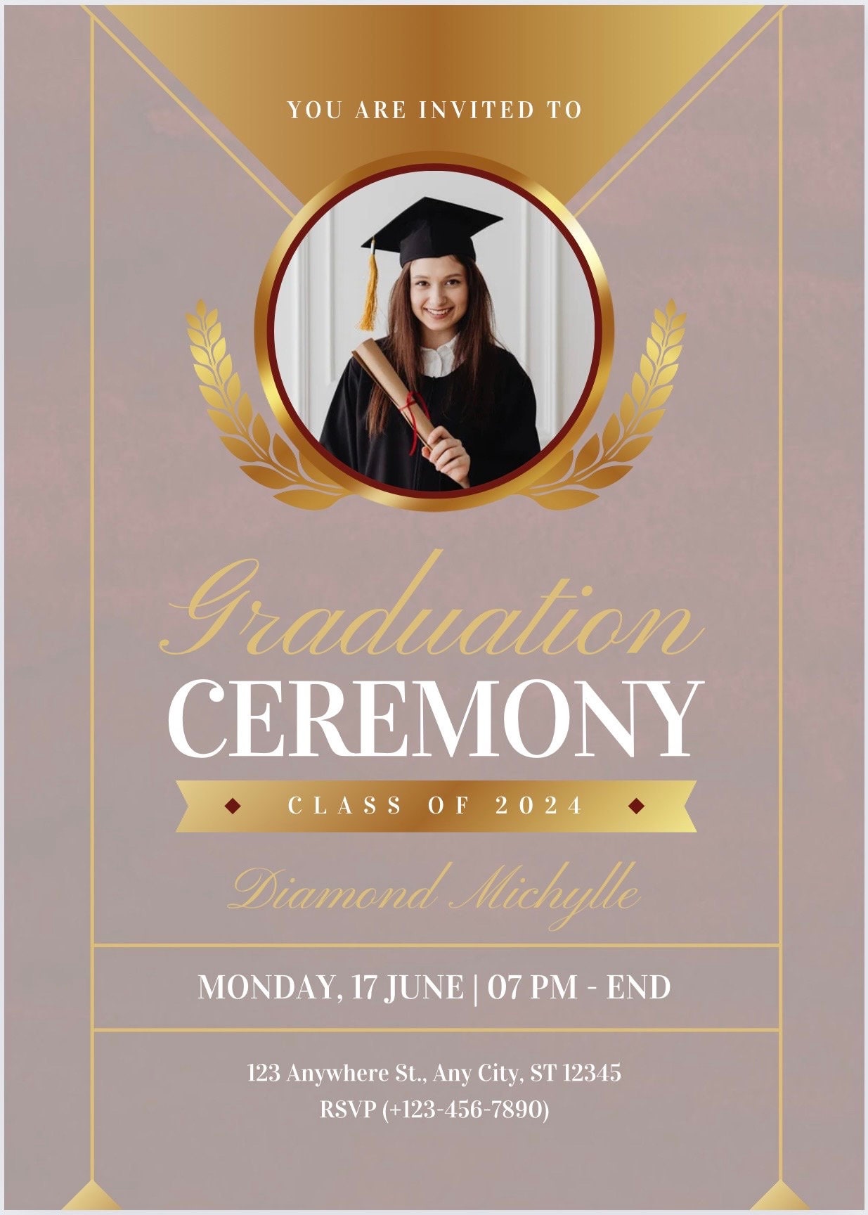 2024 Graduation Invitation - Etsy