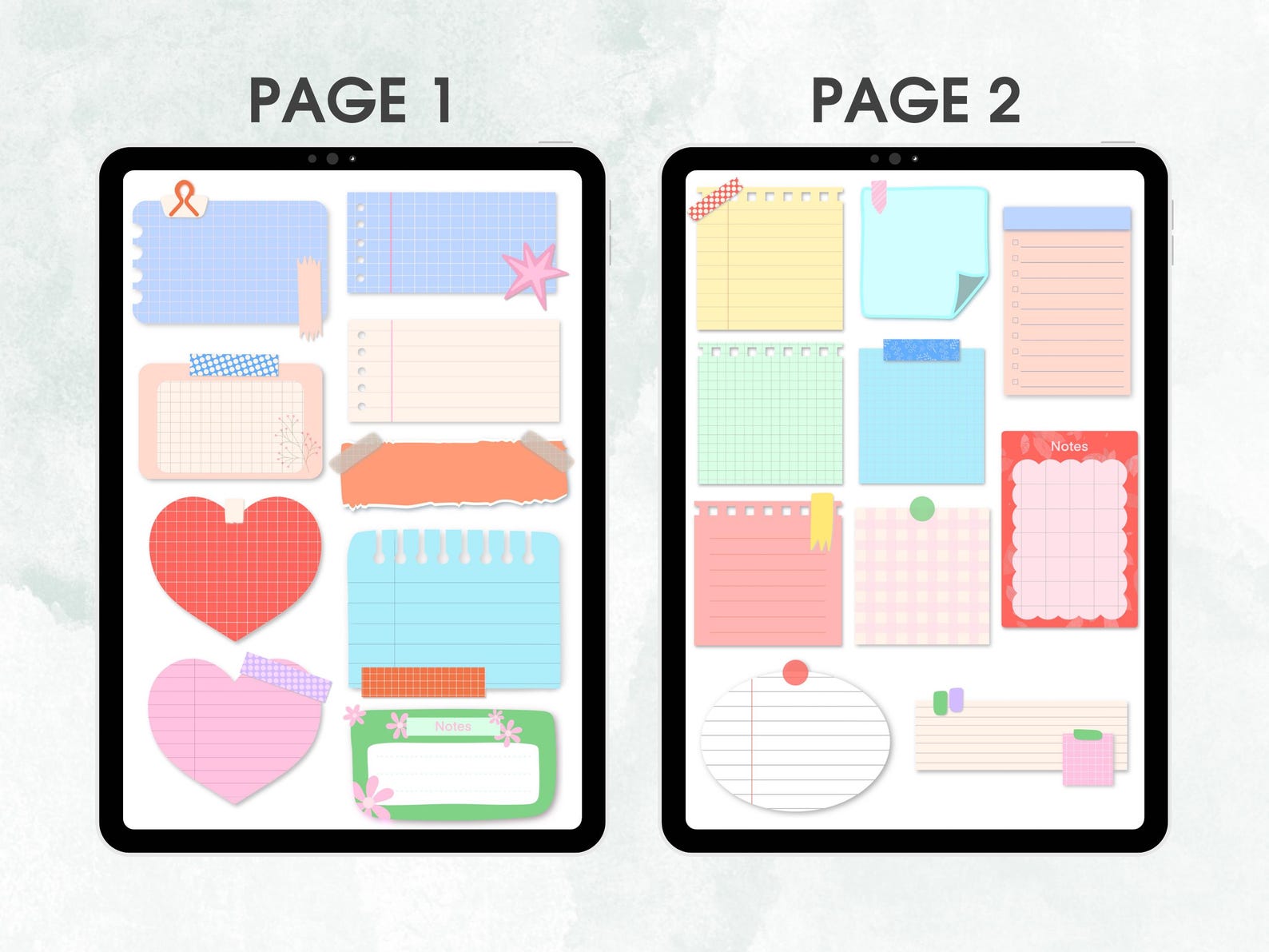 Sticky Notes Digital Planner Goodnotes, Digital Sticky Notes PNG ...