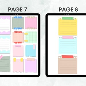 Sticky Notes Digital Planner Goodnotes, Digital Sticky Notes PNG ...