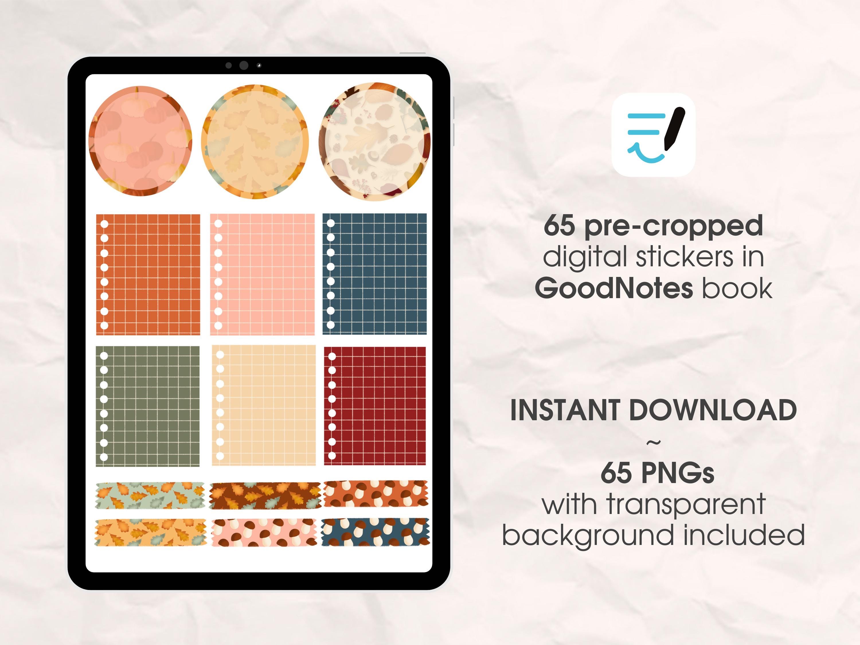 Cozy Autumn Digital Stickers, Positive Affirmation Planner Stickers ...