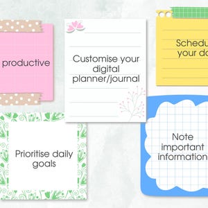 Digital Sticky Notes, Goodnotes Sticky Notes, Functional Digital ...