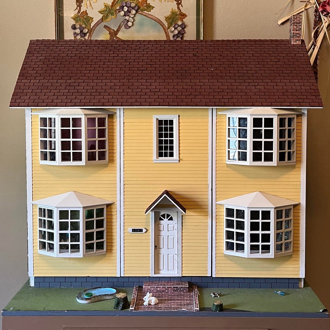 Cute Custom Dollhouse for Granddaughter - Etsy