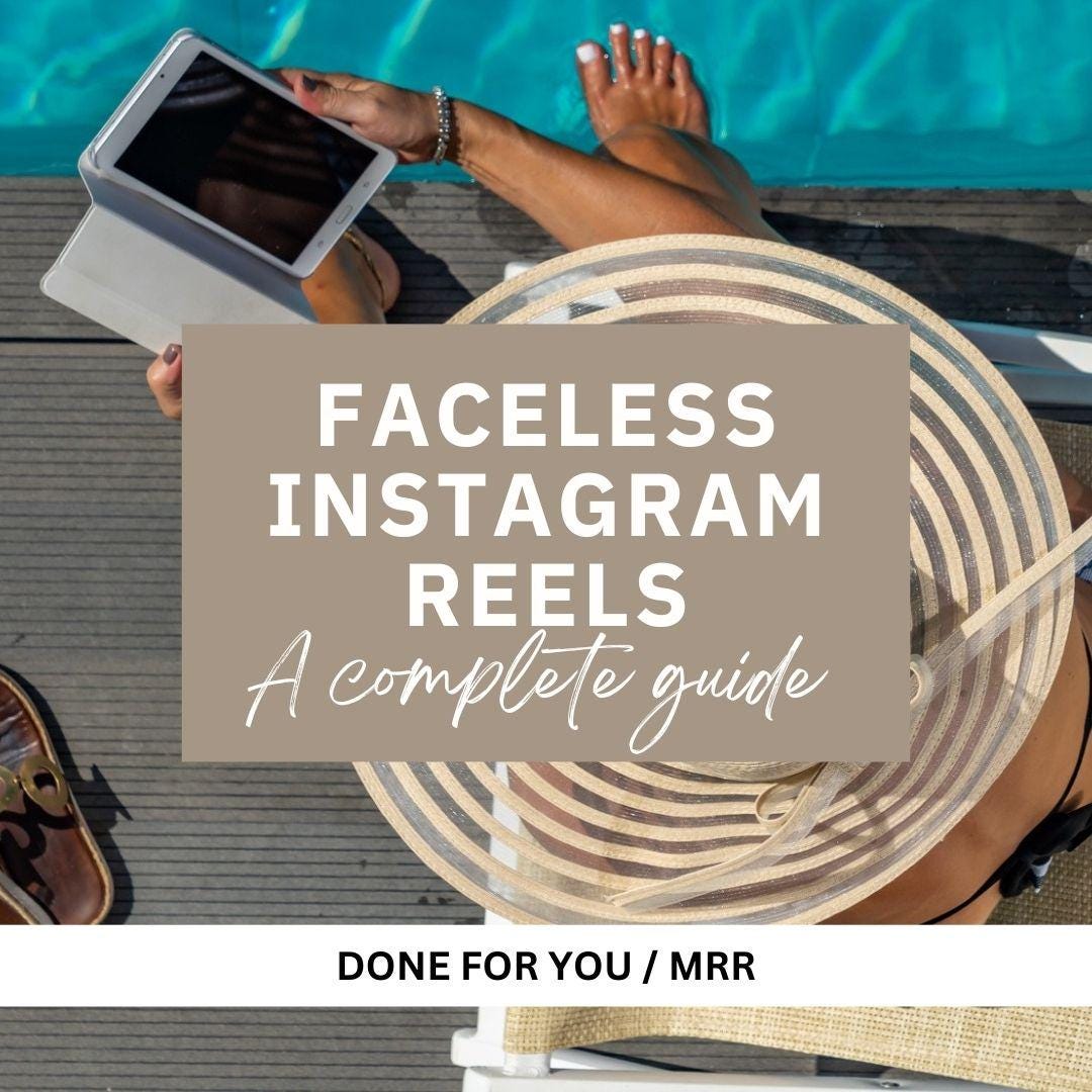 A Guide to Faceless Instagram Reels With Master Resell Rights. A ...