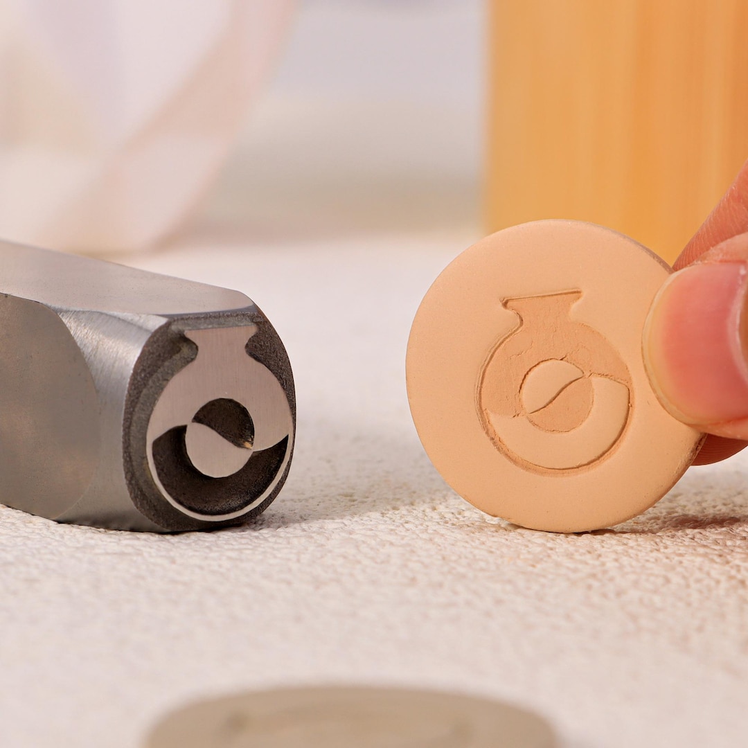 Custom Pottery Stamp: Personalized Ceramic Steel Marking Tool, Gift for ...