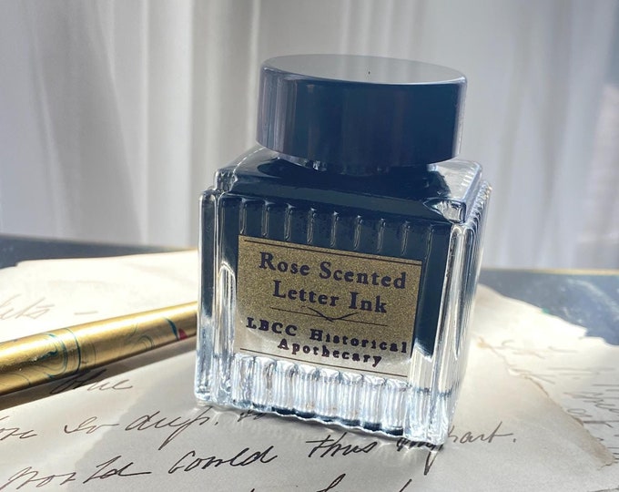 Rose Scented Black Dipping Ink Historical Letter Writing Calligraphy ...