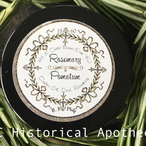 All Natural 1860 Rosemary Soft Pomatum or Pomade Civil War - Etsy