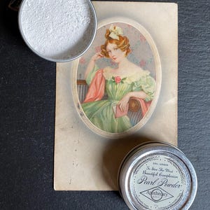 100% Natural Pearl Face Powder: Regency Victorian Makeup - Etsy