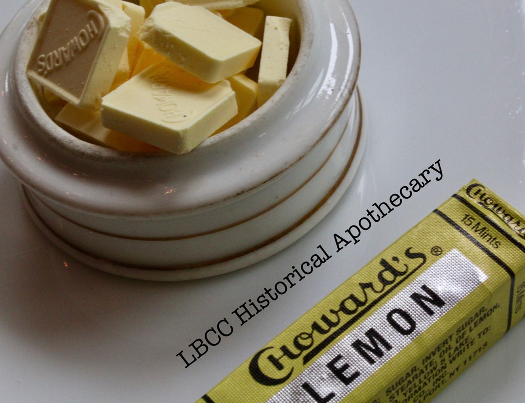 Spring Vintage Lemon Choward's Mints: Old-fashioned Breath Freshener - Etsy