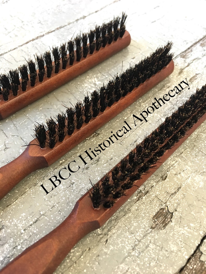 18th Century Boar Bristle Powder & Parting Comb Historical - Etsy