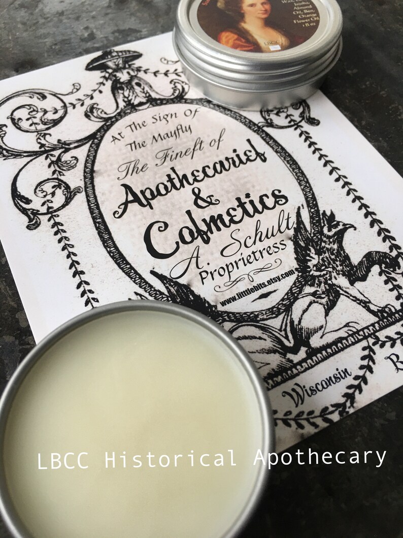 BLACK FRIDAY Orange Flower Hair Pomade: 18th Century Historical ...
