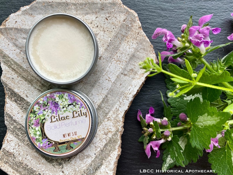 Vegan Solid Perfume Lilac Lily 1920 1930 Art Deco Victorian Scent - Etsy
