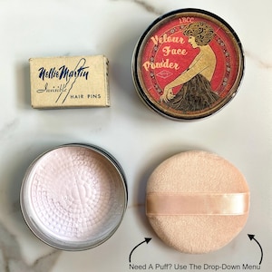 1936 Velour Setting Powder, Matte Face Powder, Vintage Face Powder ...