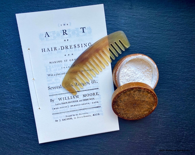Reproduced 18th Century Hairstyle Book Old Recipies Colonial Books ...